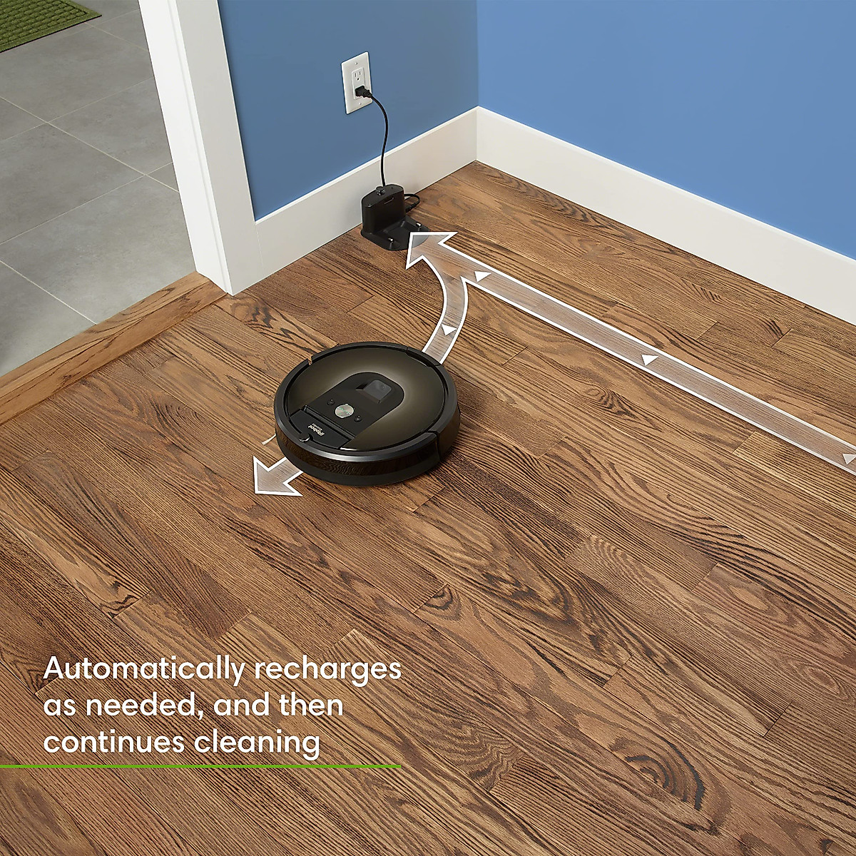 iRobot Roomba 981 Robot Vacuum-Wi-Fi Connected Mapping, Works with Alexa, Ideal for Pet Hair, Carpets, Hard Floors, Power Boost Technology, Black
