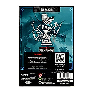 D&D Frameworks: Elf Ranger Male - Unpainted and Unassembled
