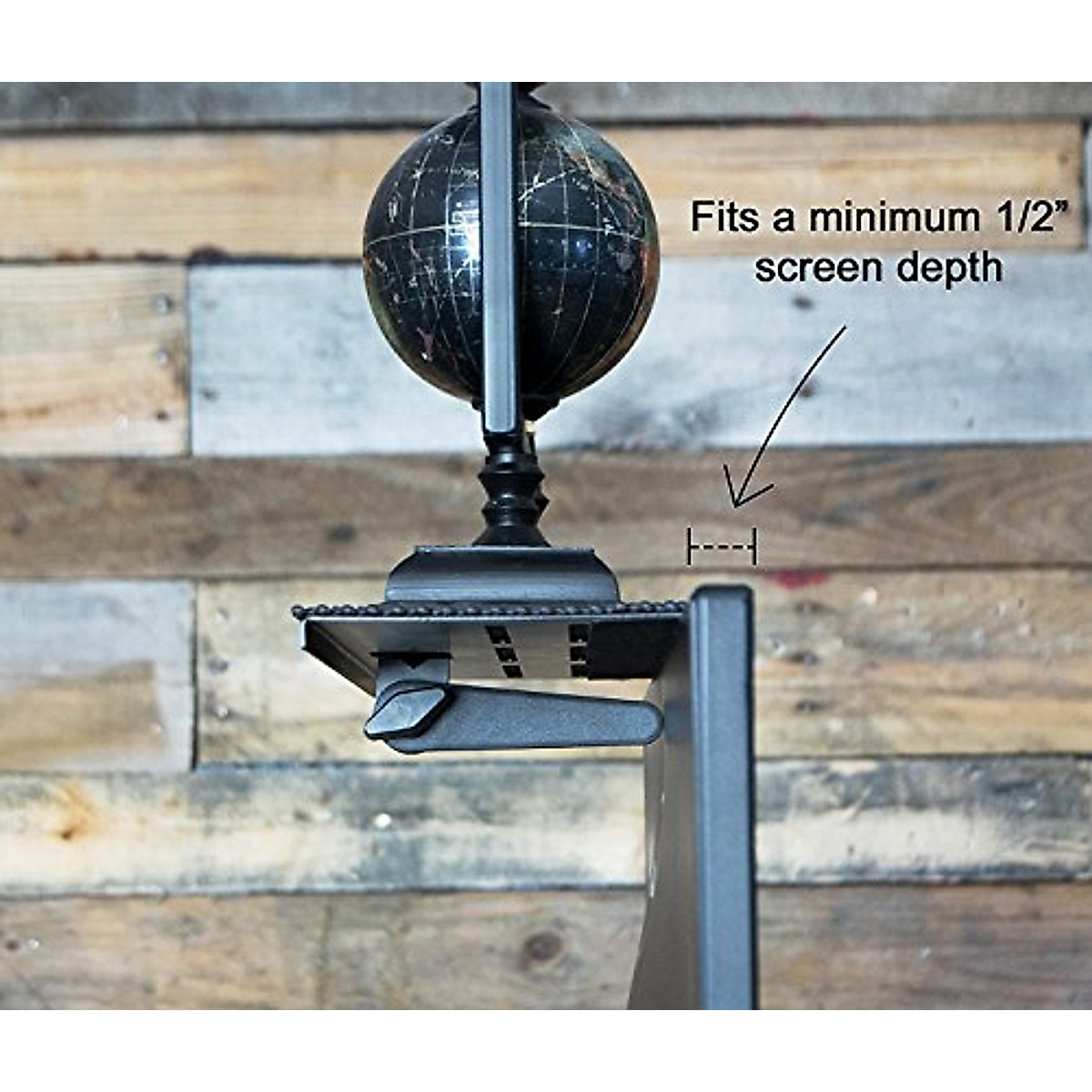 Mount Plus MP-APM-05-01 Top Shelf TV Mounting Bracket 12-inch Wide Platform | Holds Speaker, Streaming Device, Game Console, and More (1 Pack)