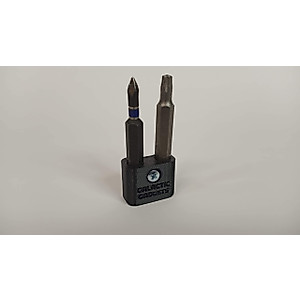 MAGNETIC Bit Holder for DEWALT 20V Drill or Craftsman V20 Drill - Side Mounted - Strong Magnets - Low Profile Design - Galactic Gadgets