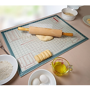 Tempered Glass Baking Board/Cutting Board with Measurements Of 26" x 18" Inch, Non-Stick Dough Rolling Board ( Board size 28.5" X 20.5" )