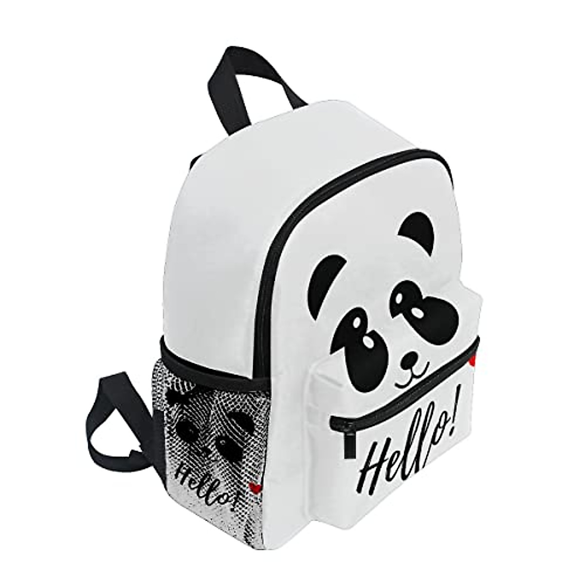 Glaphy Kid's Backpack Panda Funny Toddler Backpack for Daycare Travel, Preschool Bookbags for Boys Girls