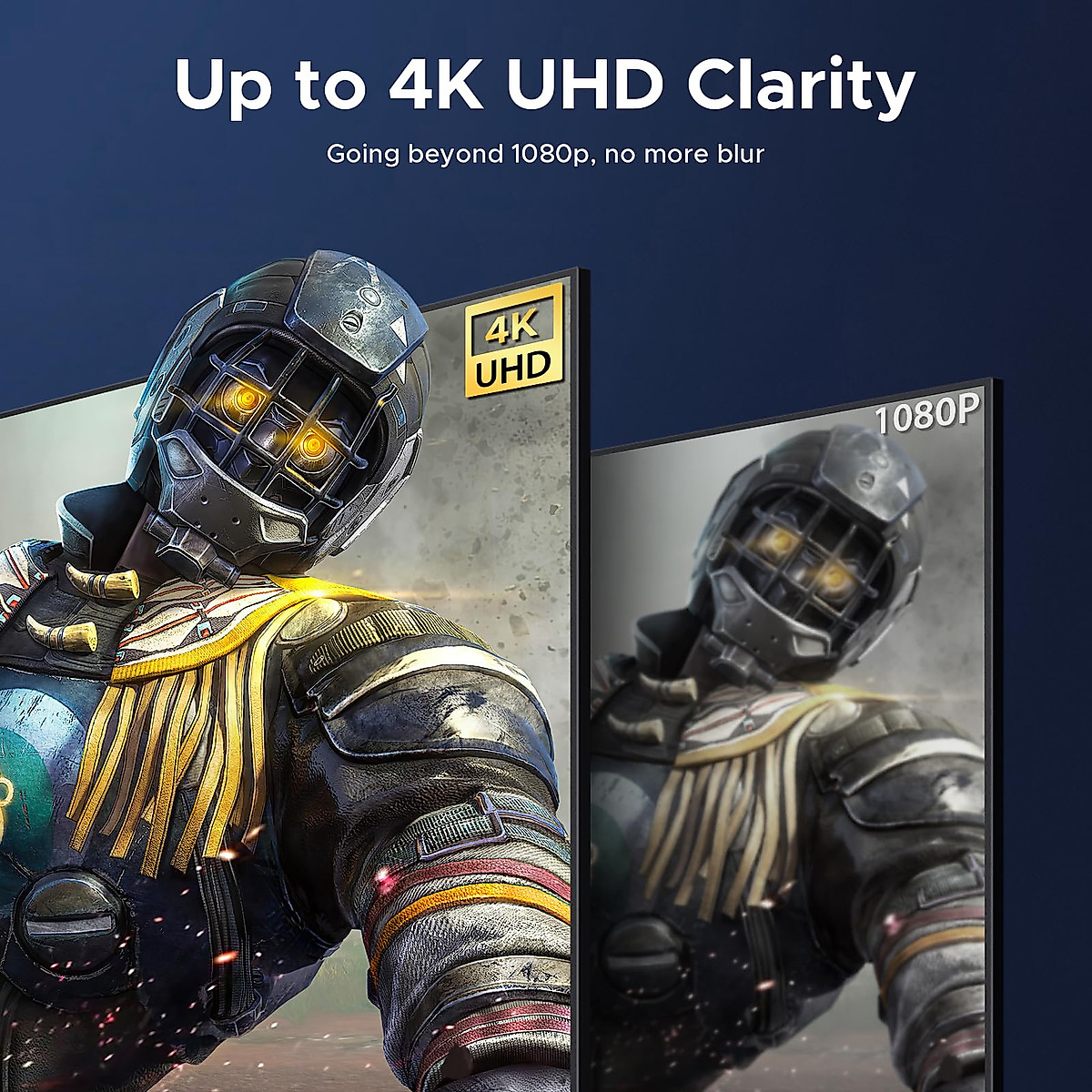 Warrky 4K DisplayPort to HDMI Cable 6FT【Metal Case, Nylon Cable】 One-Way Transmission DP 1.2 Computer to HDMI 1.4 Screen Compatible for Dell, HP, Samsung, PC, Laptop, Projector, TV