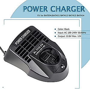 Li-ion Battery Charger BC330 for Bosch 12V BAT411,BAT412A,BC430 BC330 2 607 336 996 10.8V-12V Lithium-ion Batteries AL1115CV Electrical Drill Screwdriver Tools Power Supply Charger