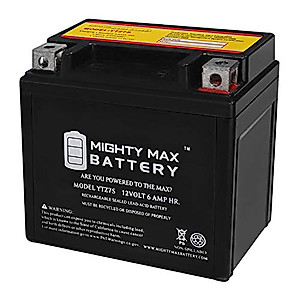 Mighty Max Battery YTZ7S - 12 Volt 6 AH, 130 CCA, Rechargeable Maintenance Free SLA AGM Motorcycle Battery