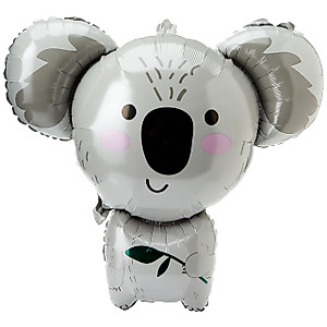 Anagram 28" Koala Bear Foil Balloon, Multicolor