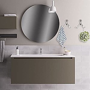 NearMoon Double Prong Coat Hooks Wall Mounted, Heavy Duty Stainless Steel Retro Double Robe Hanger Rustproof Wall Hooks for Towel Hat Key Bag on Bathroom, Kitchen, Bedroom, 5 Pack, Brushed Nickel