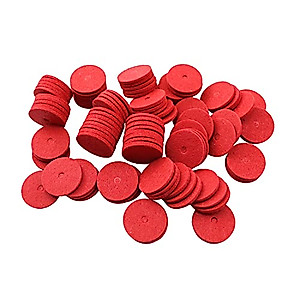 ZYAMY 100pcs Sewing Machine Spool Pin Felt Pad 1x0.2x0.08 inches Felts Thread Spool Pin Sewing Machine Spool Adapter Treadle Sewing Machine Parts for DIY Sewing Arts Crafts