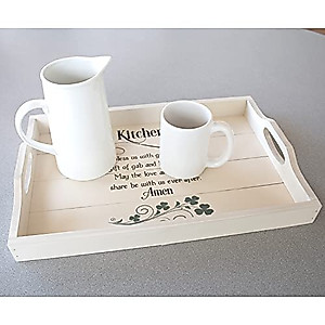 Abbey & CA Gift 18" X 12" Irish Blessing Serving Tray W/Routed Handles
