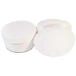 China Rain Dusting Powder Gift Set - 8 oz Jar Talc-Free Silk Powder - Fluffy Fleece Puff
