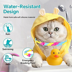 WEALLIN 4 Packs Calming Collar for Cats, Cat Calming Collar Anxiety Aggression Relief Stress Pheromone Collar for Cats, Cat Calming Products with 60 Days Long-Lasting Effect, Adjustable for Most Cat