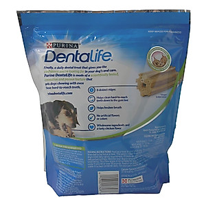 Daily Oral Care Chews Dental Dog Treats - Mini Snacks for Small Breeds (58 Count) - Plus Rope Toy and Fun Animal Facts Booklet Bundle