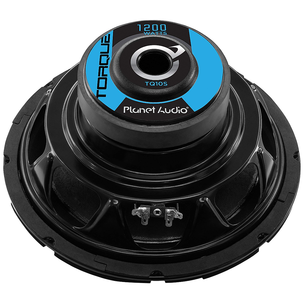 Planet Audio TQ10S Torque Series 10 Inch Car Subwoofer - 1200 Watts Max, Single 4 Ohm Voice Coil, Sold Individually, Hook Up to Amp