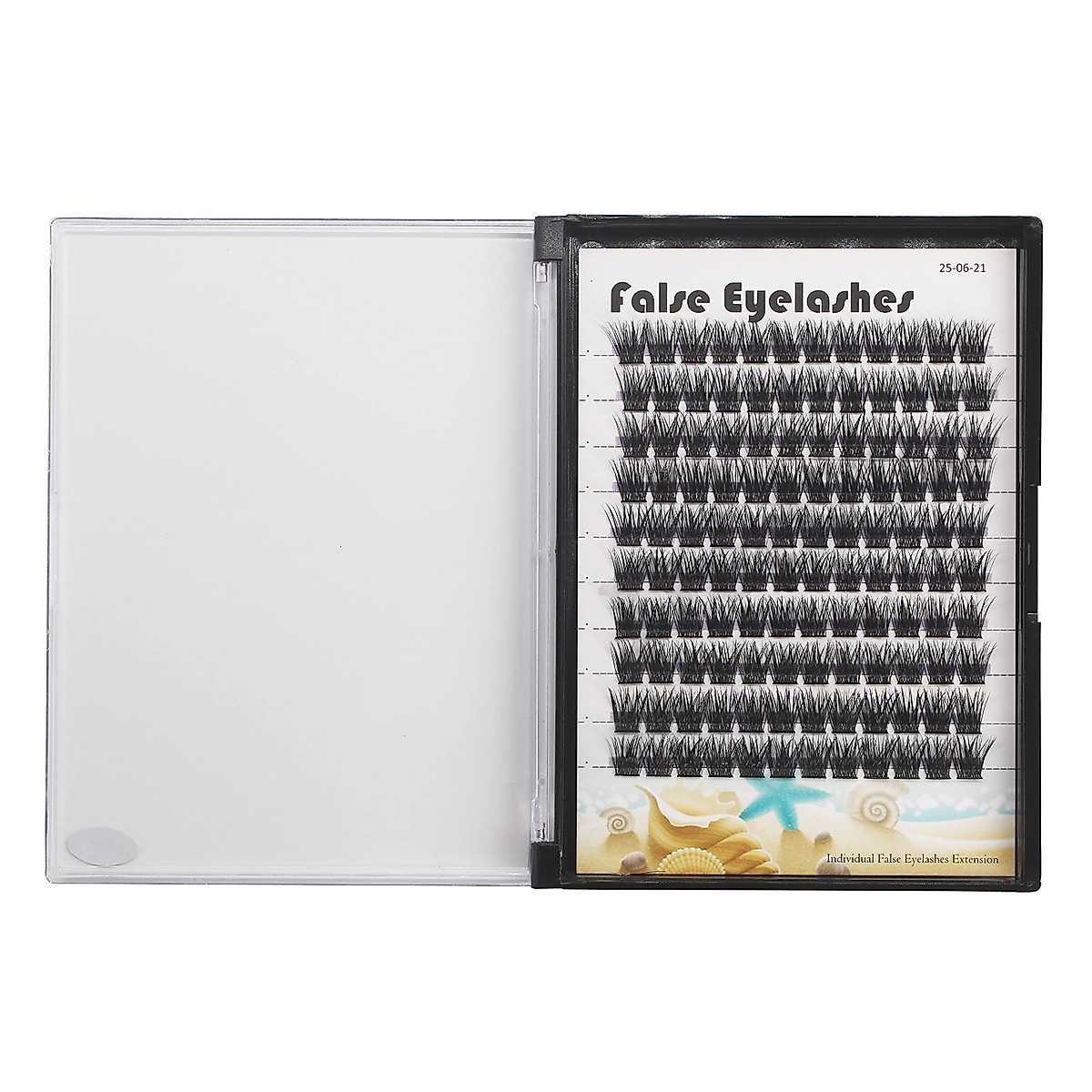 Large Tray- 10-20MM Available 120 Pcs D Curl Cluster Eyelashes Makeup Volume Eye Lashes Extensions Natural Long Wide Stem Individual False Eyelashes (12mm)