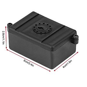 RC Receiver Box, 1/10 RC Crawler Radio ESC Receiver Box Accessory for TRX-4 SCX10 90027 SCX10 II 90046 D90
