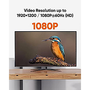 CableCreation DisplayPort to DVI Cable 6FT, Unidirectional DP to DVI Cable 1080P@60Hz Full HD, Gold-Plated DVI to DisplayPort Adapter Male to Male Compatible with Laptop, Monitor, Projector and More