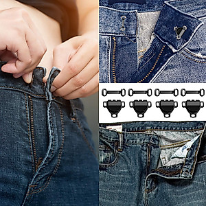 100 Pcs Sewing Hooks and Eyes Closure Set, 3 Styles Skirt Hook and Eye Closures Sewing Snaps Kit, Metal Snaps Buttons Fasteners Press Studs Set for Skirt, Bra, Trousers, Dress, Sewing, DIY Crafting