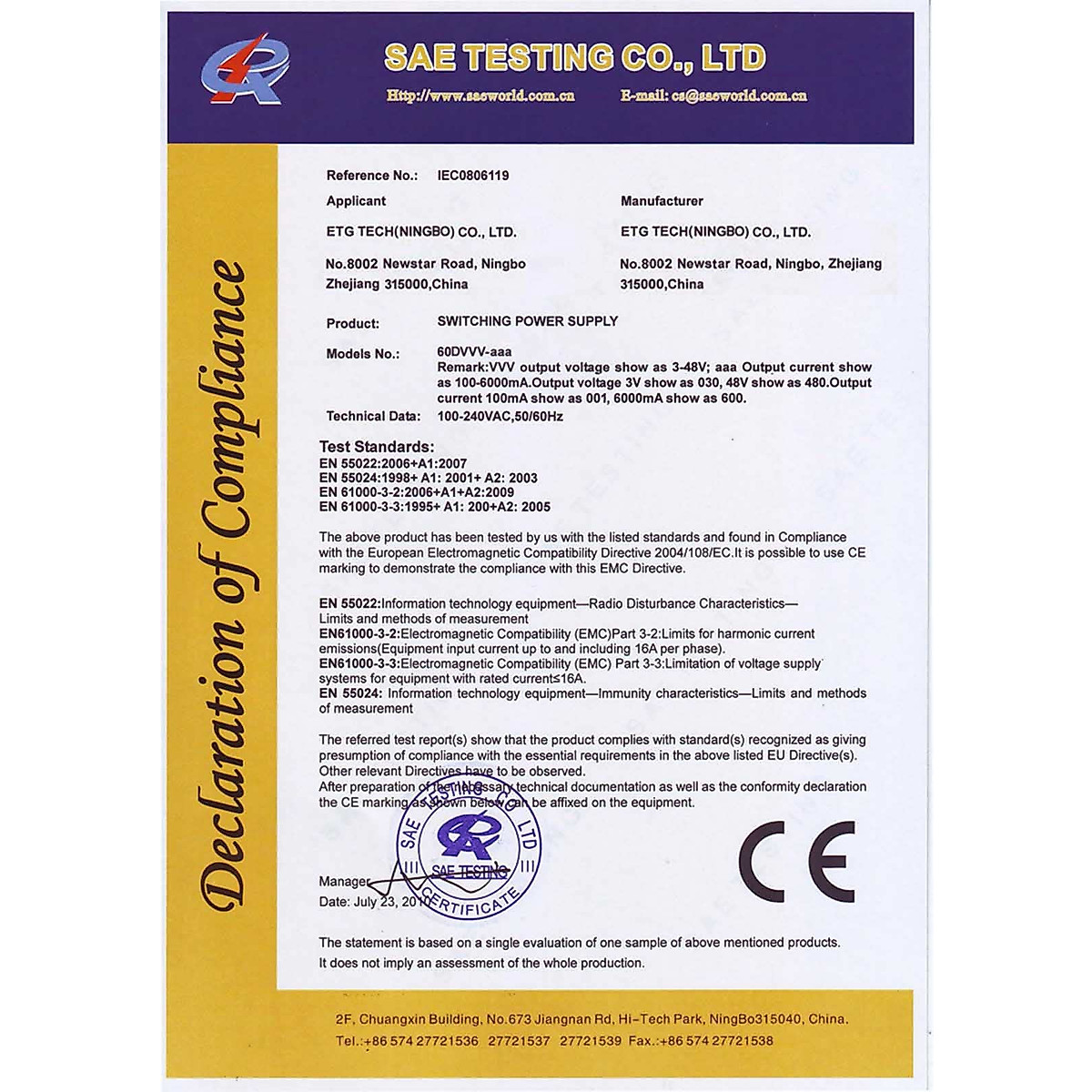 MyVolts 12V Power Supply Adaptor Compatible with/Replacement for Acer AL1506 Monitor - US Plug