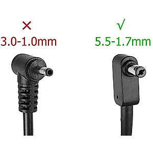 19V 2.37A 45W 5.5-1.7mm Big Pin Adapter Charger Replacement fit for Delta Acer ADP-45FE F ADP-45HE D(5.5×1.7mm)…