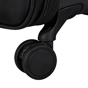 it luggage Evolving 22" Hybrid Hardside 8 Wheel Expandable Carry, Black