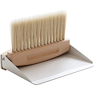 SHERCHPRY Sofa Storage Bin 1 Set of Mini Broom and Dustpan Set, Desktop Cleaning Broom with Clean Pan, Small Pan Brush for Sweeping Table Tabletop Countertop Window Cleaner Storage Bin