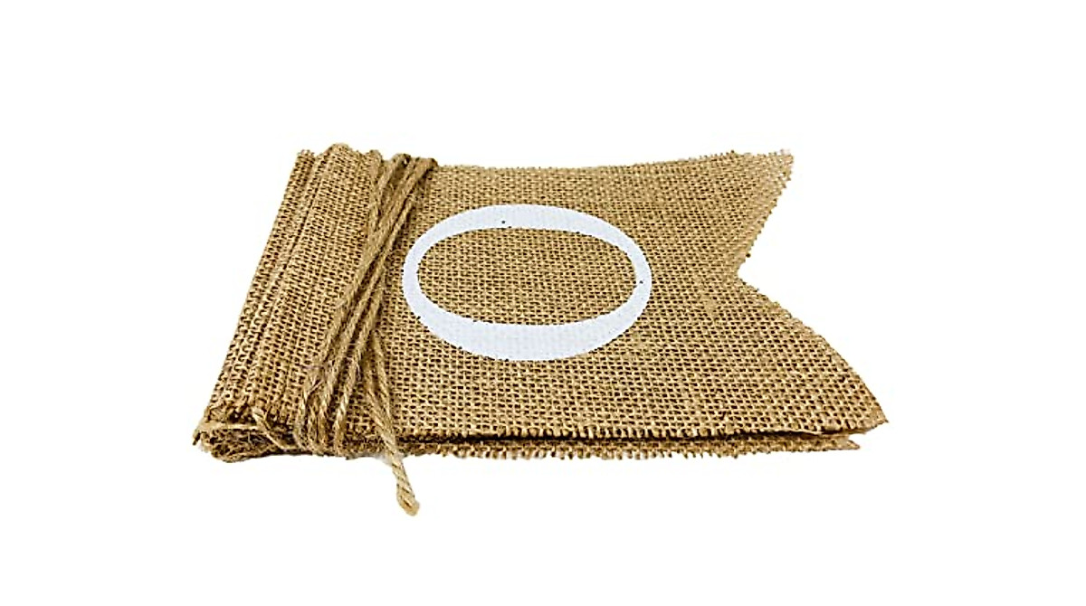 Shimmer Anna Shine Oh Baby Burlap Banner for Baby Shower Decorations