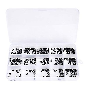 Screw 300PCS New Notebook Computer Repair Screw Parts Black Metal Laptop Screws Tool Combination Kit M2 M2.5 M-3