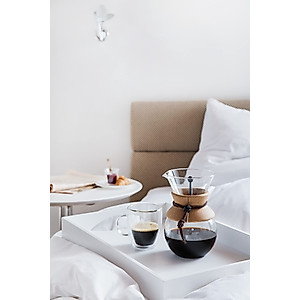 Bodum Bistro Coffee Mug, 10 Ounce (2-Pack), Clear & Pavina Glass, Double-Wall Insulated Glass, Clear, 2.5 Ounce, .08 Liter Each (Set of 2)