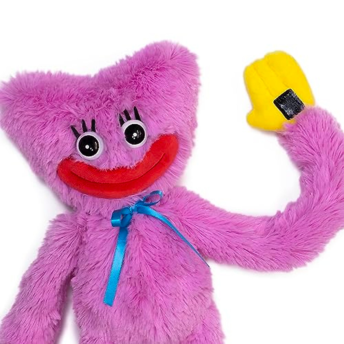 Poppy Playtime Huggy Wuggy Plush Doll - Collectible Toy for All Ages (19" Smiling Kissy Miss)