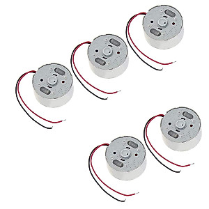 JING 5V 6000RPM Mini DC Motor RF300 Micro Moto for RC Boat Model Smart Cars DIY Toys - (5 PCS)