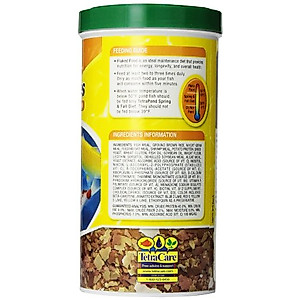 TetraPond 16210 Flaked Fish Food, 6.35-Ounce