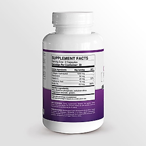 VITASEI Collagen Peptide Capsules with Hyaluronic Acid, Vitamin C, Biotin and Resveratrol - Collagen Supplements for Women & Men - Hair, Nails, Skin & Joint Vitamins - 60 Count (Pack of 3)