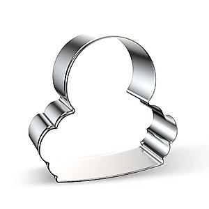 Duck Shaped Cookie Cutter Set of 4 - Cute Duck and Duckling Metal Stainless Steel Cookie Cutter Biscuit Mold for Fondant Fruit Bread Kids Birthday Party Decorations