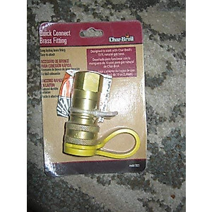 Char-Broil Universal Quick-Connect Coupler, brass