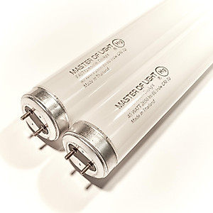 F40/D Daylight (2 Pack) 4 Foot 40 Watt T12 Fluorescent Tube Light Bulb 40W F40T12 Daylight Deluxe 6500K Replaces F40DX F40T12/865/ECO F40SP65/ECO F40DX/ALTO F40/LR/ECO/2P F40T12/DX (2)