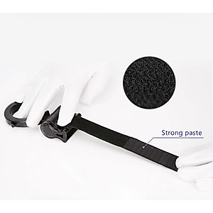 AKOAK 2 Pack Baby Stroller Hooks,Flexible and Multi Purpose Hooks for Diaper Bags, Shopping Bags,Groceries and Clothing, Great Accessory for Mommy When Walking or Shopping