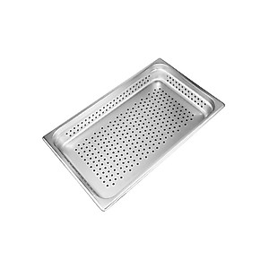 CAC China SSPF-25-2P Full Size Perforated Steam Pan 2 1/2"