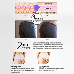 Butt Enhancement Cream, Buttocks Enlargement Enhancer Hip Butt Lifting, Improving Hip Sagging, Hip Dropping, Hip Grain Effective Butt Enlargement Massage Cream 100g