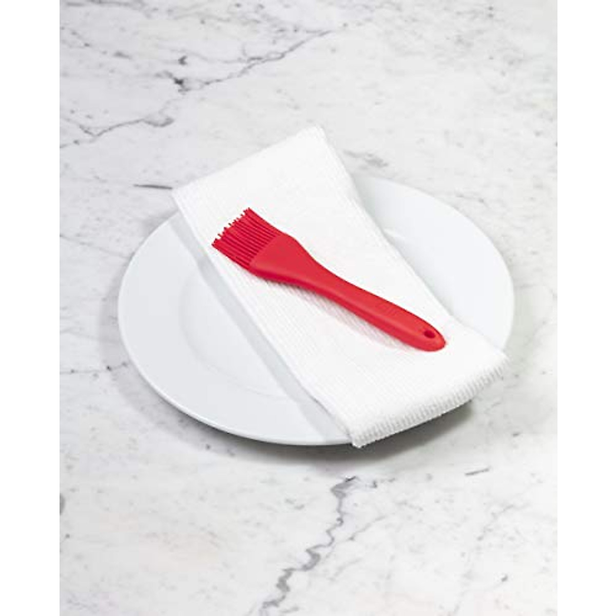 GIR: Get It Right Premium Silicone Basting Brush - Heat Resistant BBQ, Pastry, Turkey Brush - Perfect for Cooking, Grilling, and Baking, Ultimate - 8 IN, Red