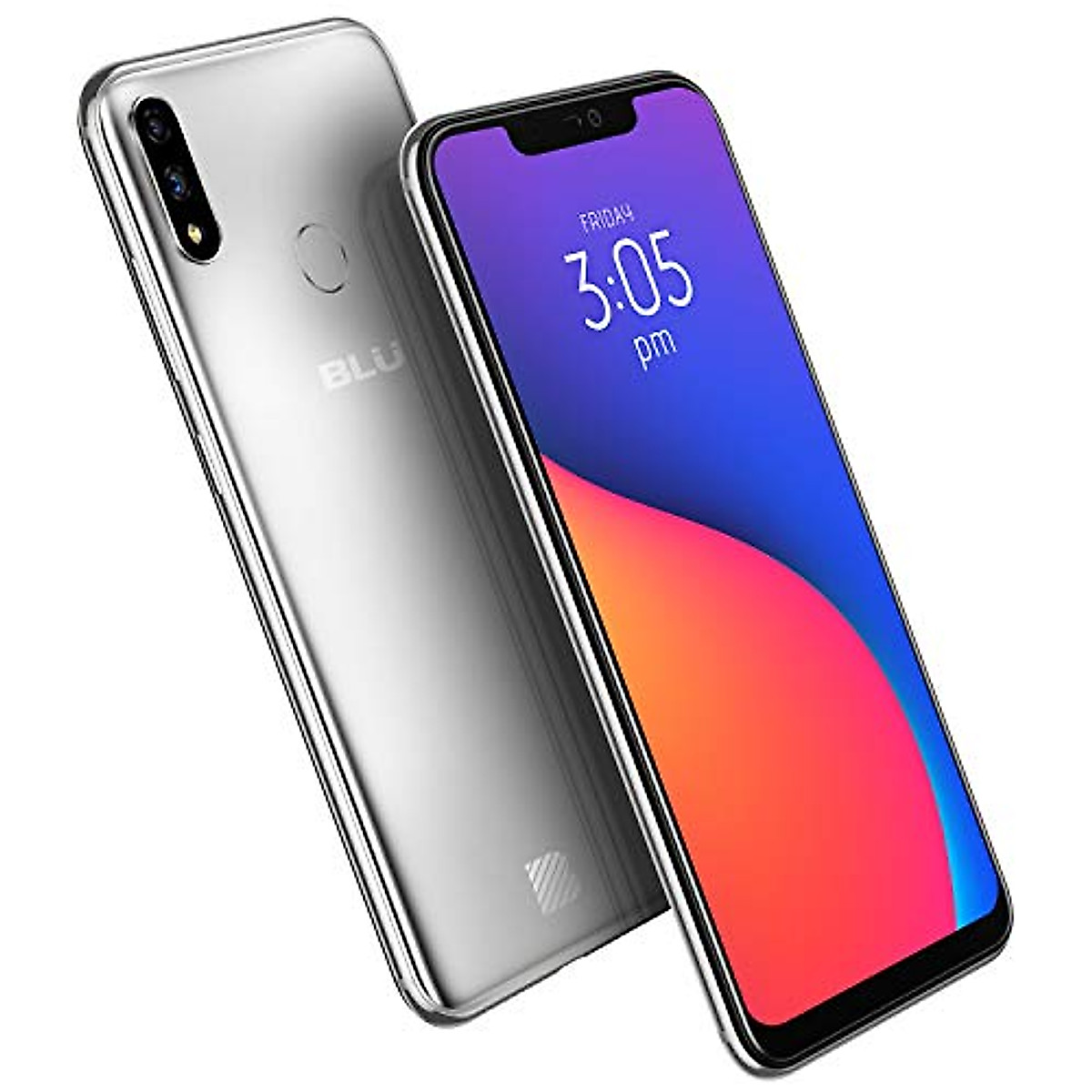BLU VIVO XI+ V0310WW 6.2” Full HD+ Unlocked 4G LTE 64GB Android 16MB Smartphone (Silver)