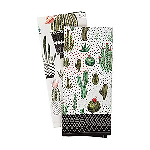 DII Urban Cactus Kitchen Collection, 18x28, Urban Oasis 2 Piece