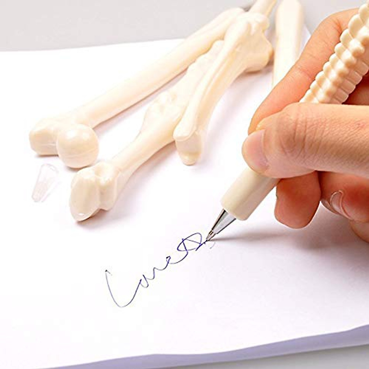 30pcs Bone Shape Ballpoint Pen 0.7 Novelty Creative Ball Point Gift Design Unique Model Pens Student Writing Office Stationery