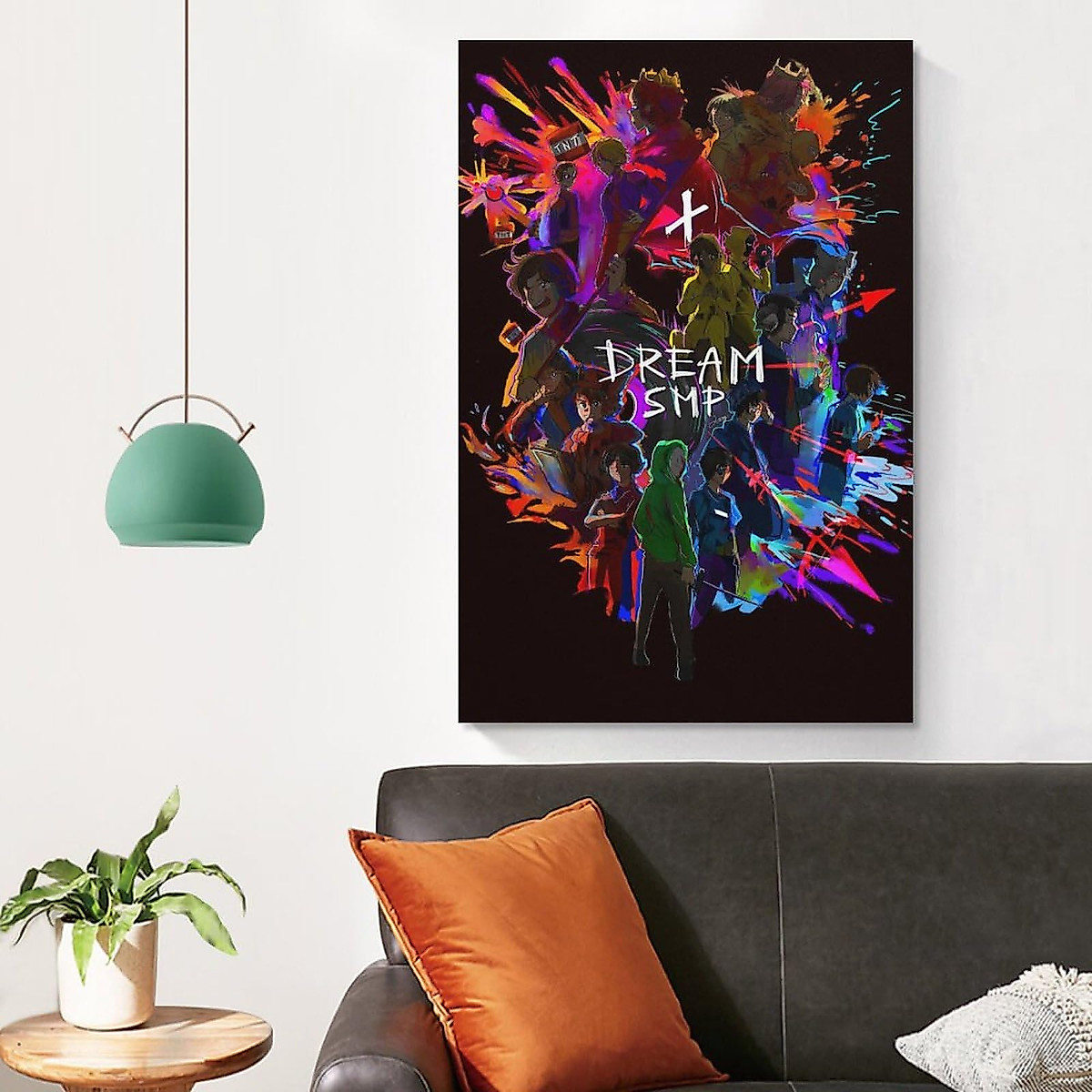 Dream SMP Anime Poster for Room Aesthetic Canvas Wall Art Prints for Wall Decor Room Decor Bedroom Decor Gifts Posters 08x12inch(20x30cm) Unframe-style