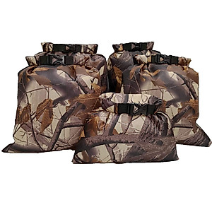 Homebeast 3/5 Pack Safe & Dry Bag with Water Resistant, Ultralight 1.5L 2.5L 3.5L 4.5L 6L Dry Sack Packing Waterproof Storage Bags for Kayaking, Camping, Boating, Floating and Outdoor Surviva