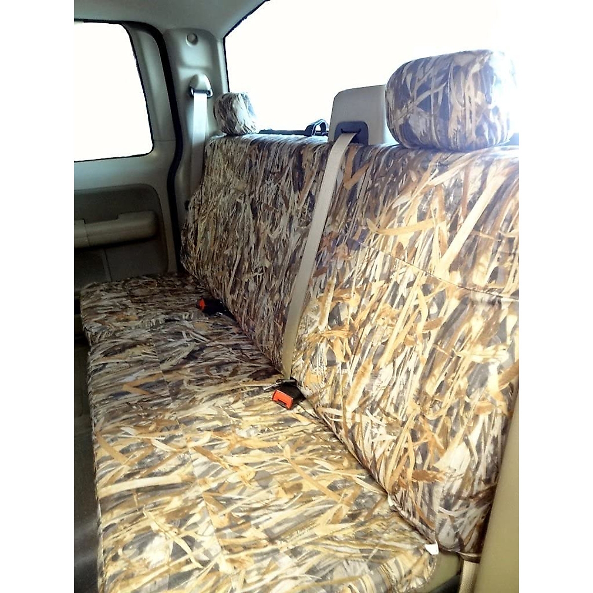 Durafit Seat Covers, FD9 SA-C, 2004-2008 Seat Covers Made for F150 XLT Super Cab Complete Front and Rear Seat Set in Custom Waterproof Savanna Camo Endura