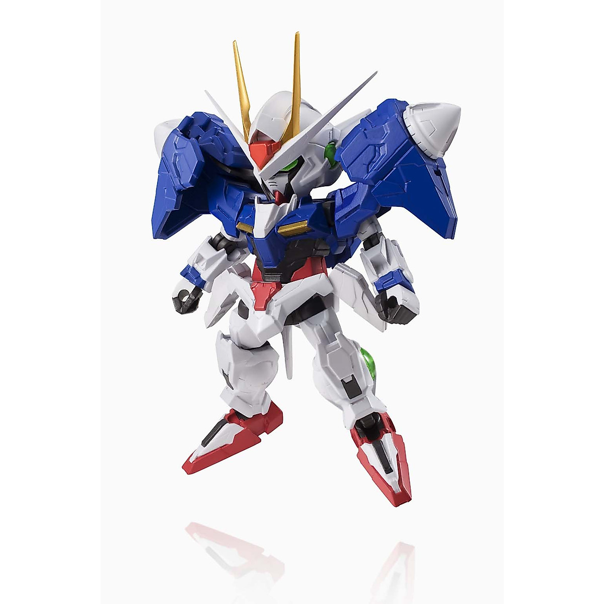 TAMASHII NATIONS Bandai Nxedge Style 00 Gundam and 00 Raiser 00 Gundam Action Figure