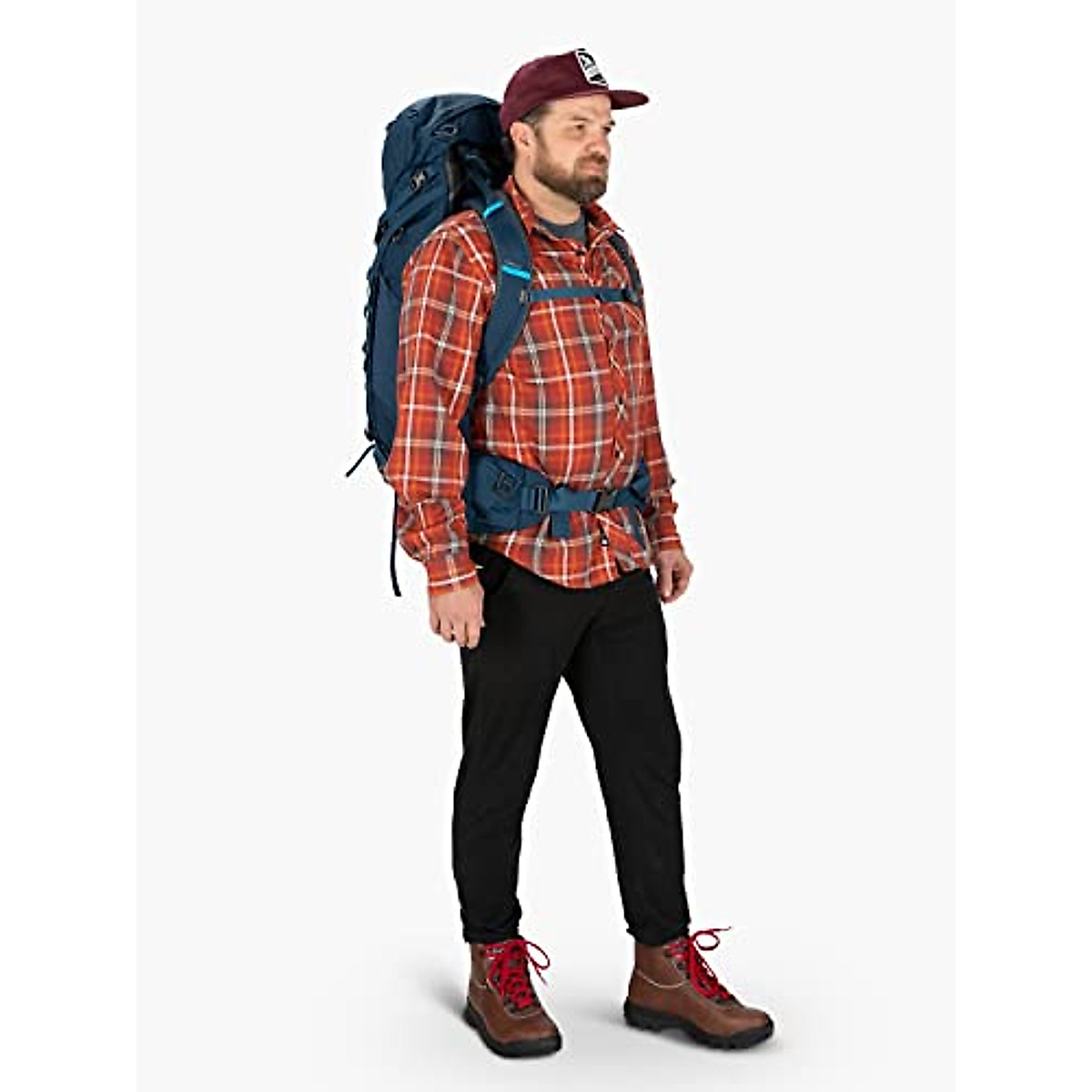 Osprey Kestrel 38L Men's Backpacking Backpack, Bonsai Green, S/M