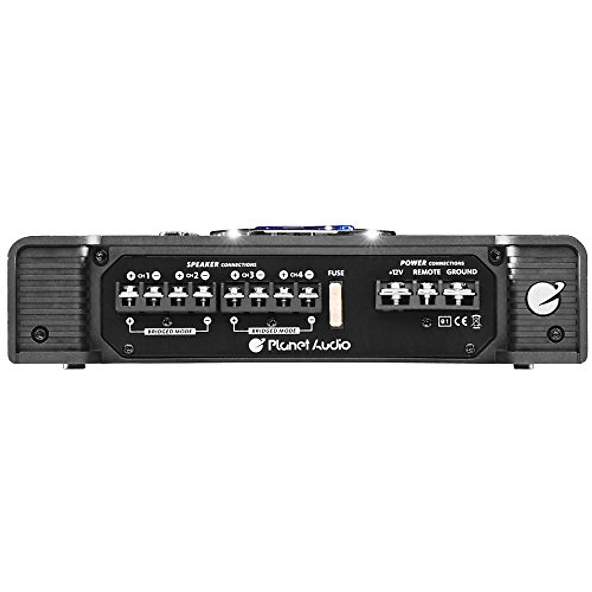 Planet Audio AC800.4 4 Channel Car Amplifier - 800 Watts, Full Range, Class A/B, 2-4 Ohm Stable, Mosfet Power Supply, Bridgeable