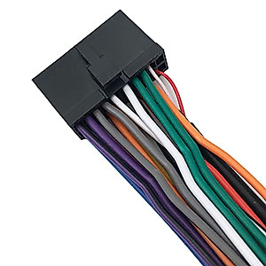 ALLMOST Power & Speaker Wire Harness Compatible with BV9351B, BV9358B, BV755BLC,BV755B 20 Pins Plug, Black