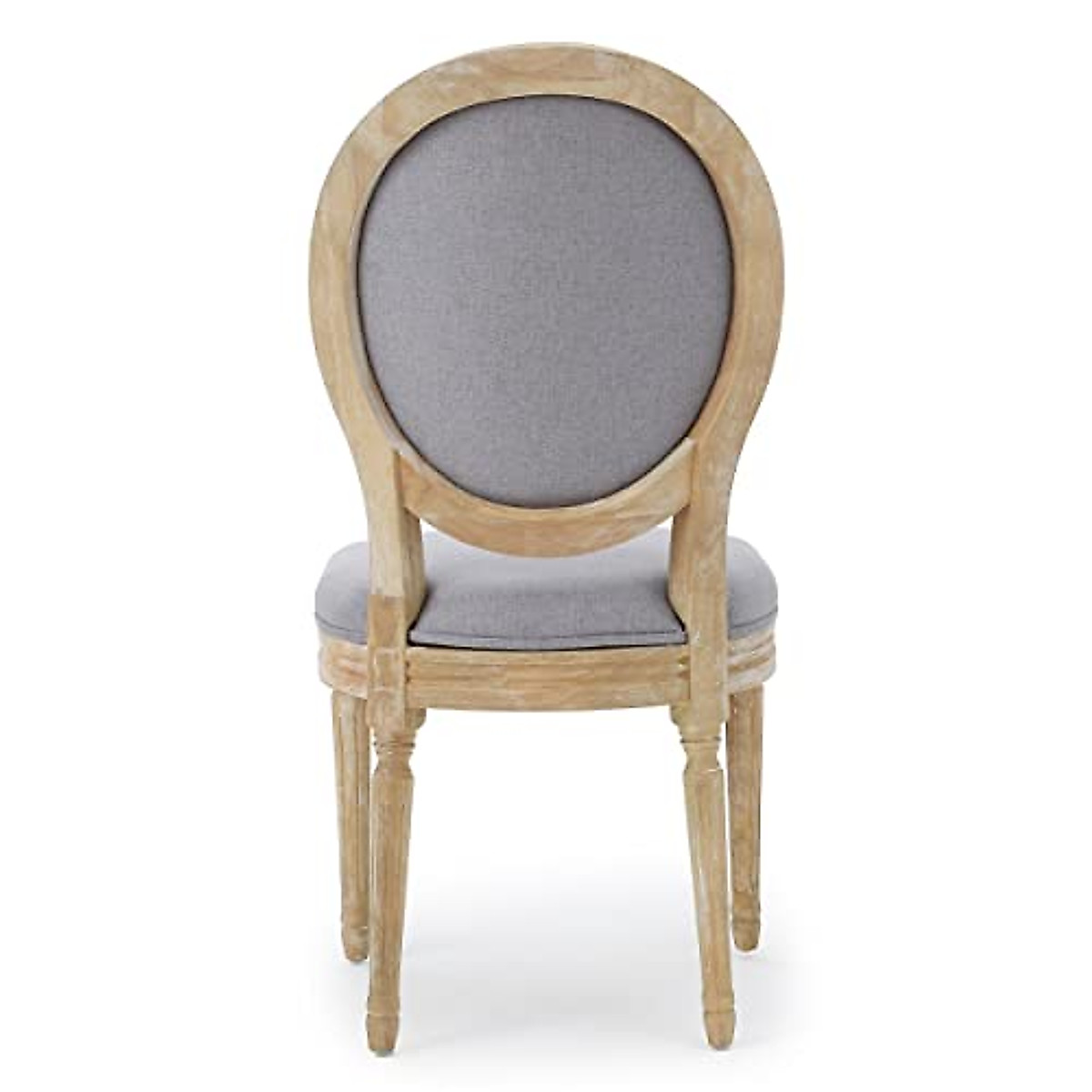 Christopher Knight Home Phinnaeus Fabric Dining Chairs, 2-Pcs Set, Light Grey